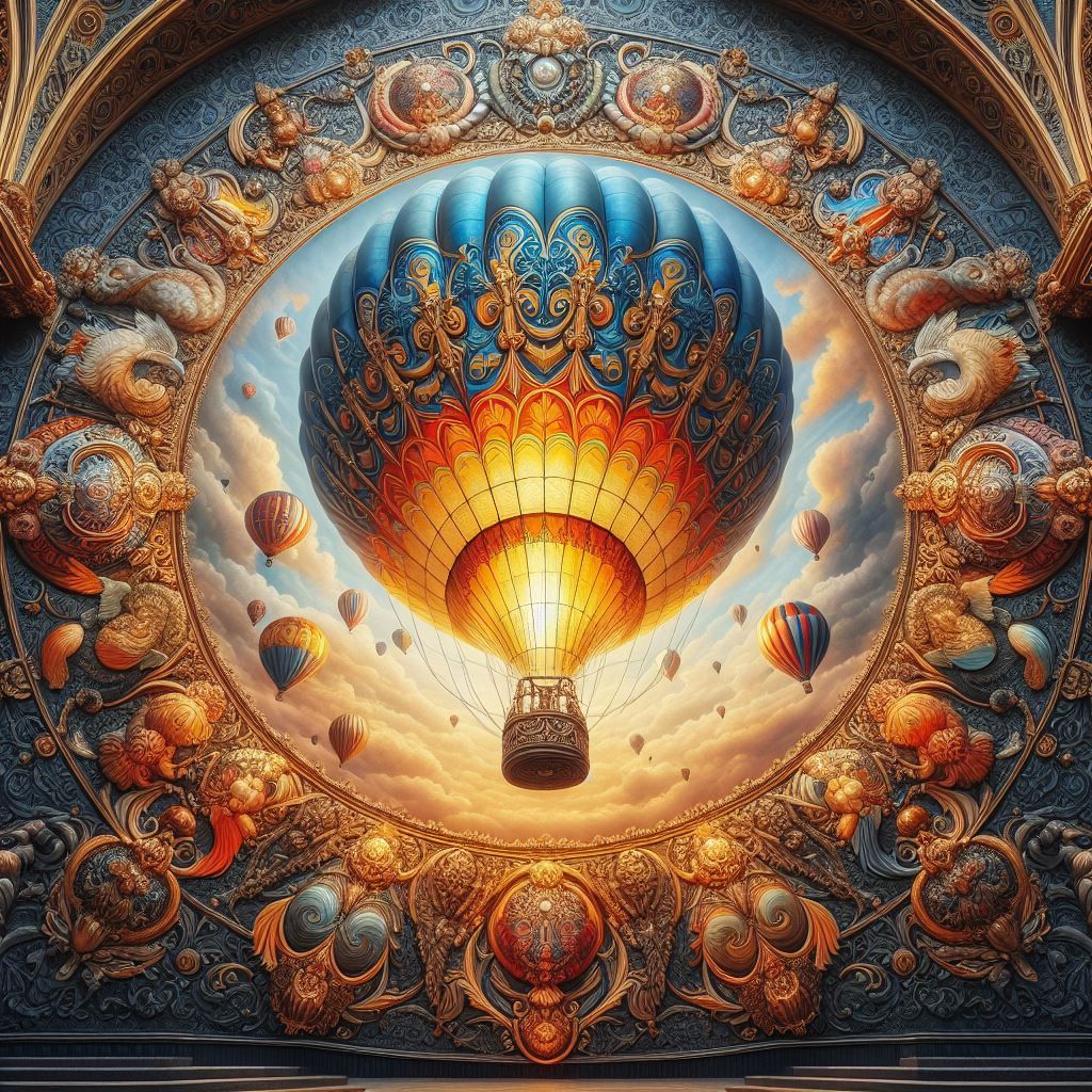 Hot Air Balloon - AI Generated Artwork - NightCafe Creator