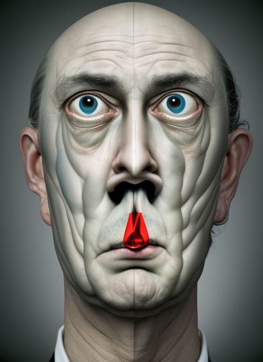 Surreal portrait by Rene Magritte, Salvador Dali, Annie Leibovitz ...