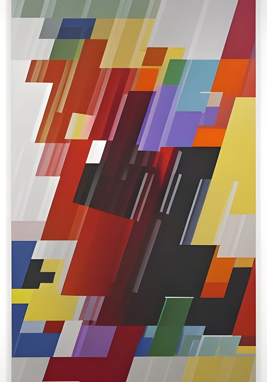 Geometrical abstraction - AI Generated Artwork - NightCafe Creator