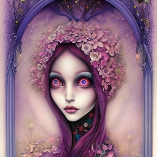 Frame of Mind centered! beautiful girl, shiny eyes, hyperdetailed, trending on Artstation ...