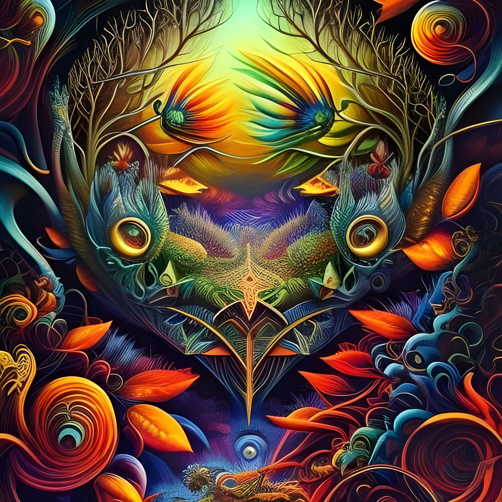 Mind Creeper - AI Generated Artwork - NightCafe Creator