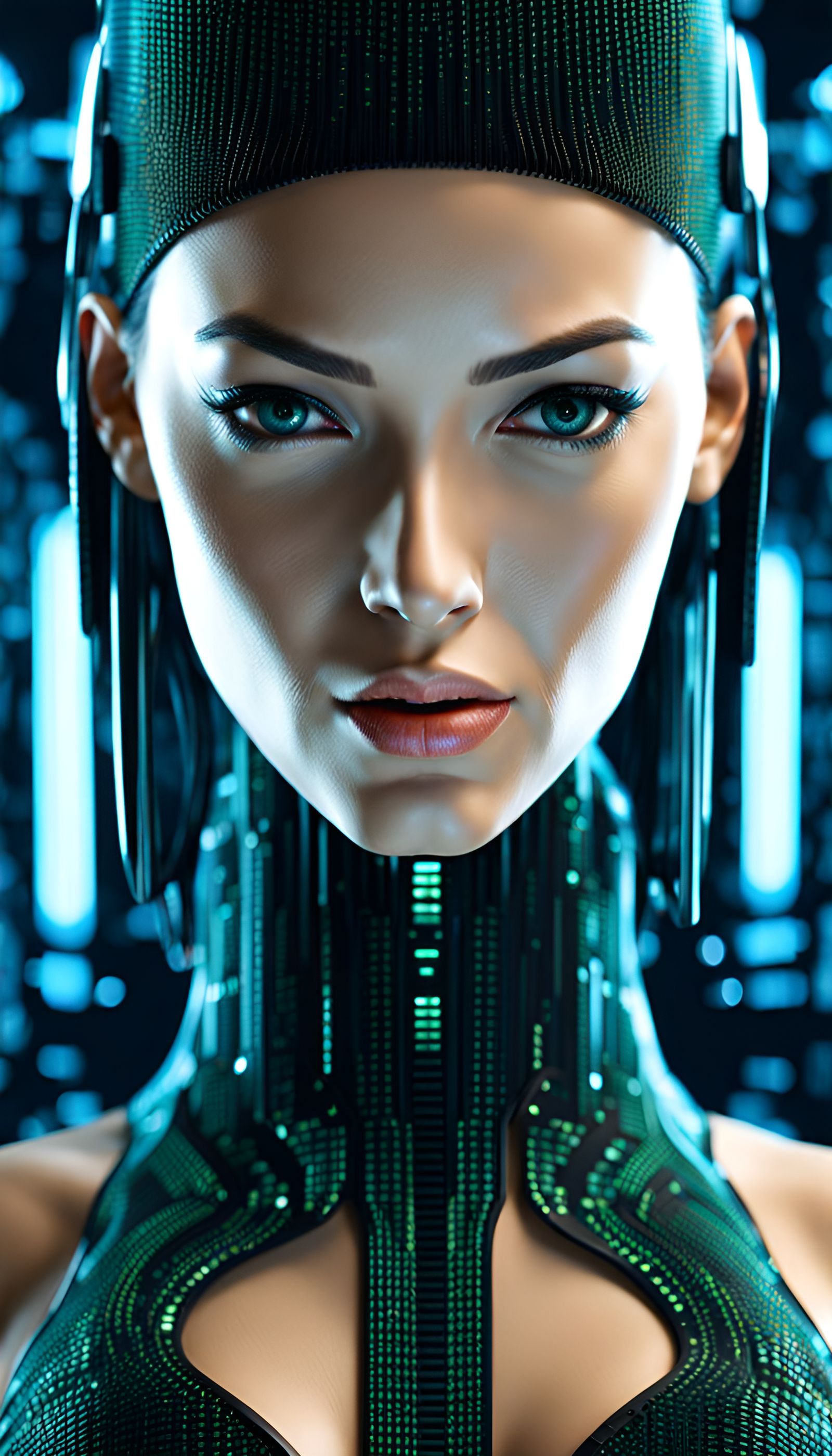 Matrix Woman - AI Generated Artwork - NightCafe Creator