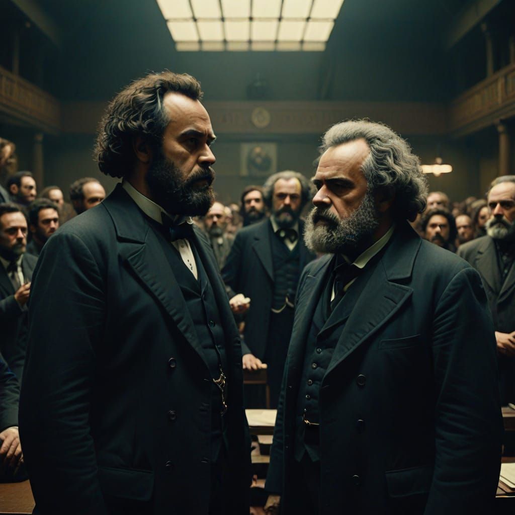 Epic Film Portrait of Unlikely Icons - AI Art