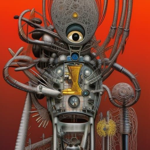 cyber watcher - AI Generated Artwork - NightCafe Creator