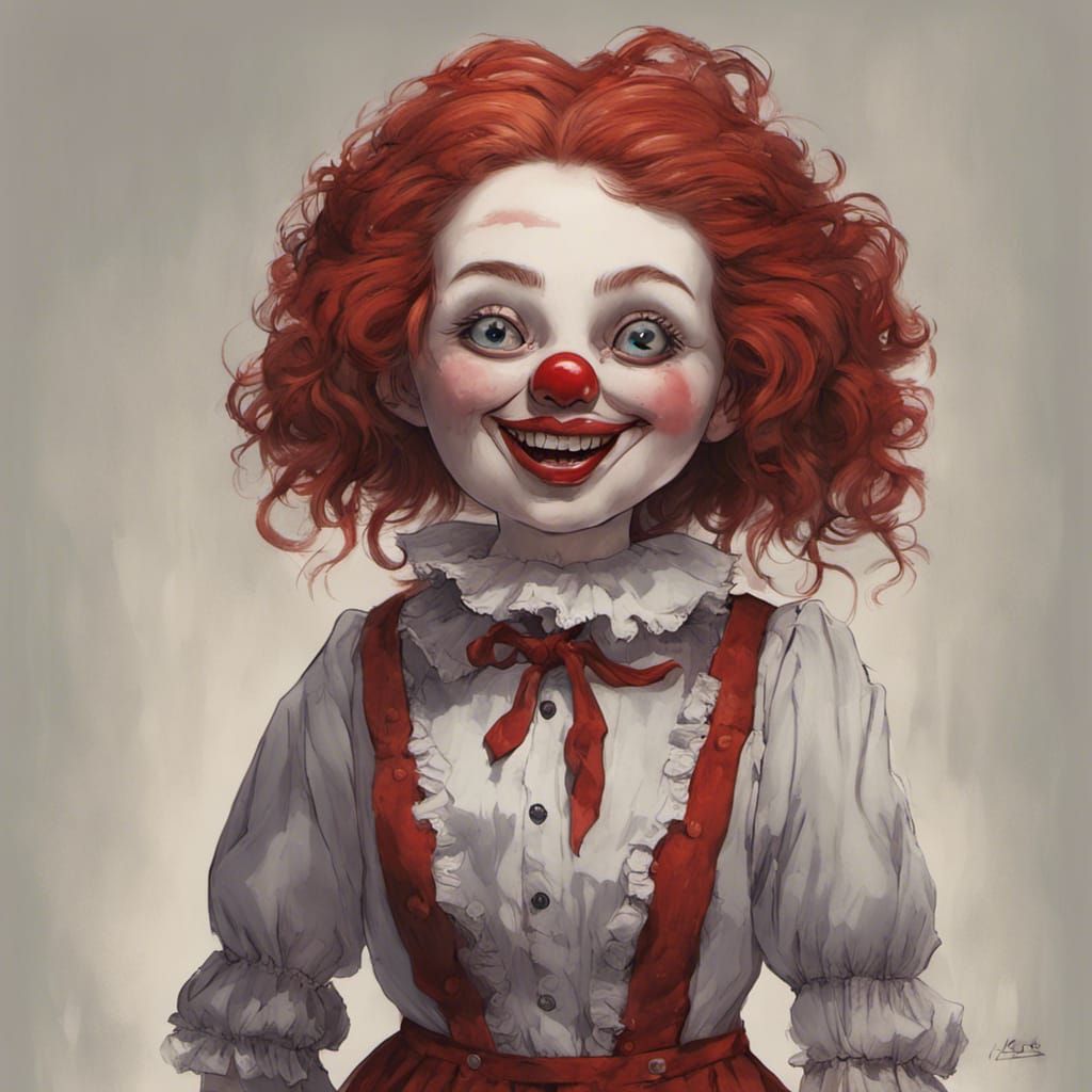Raggedy Ann...from Hell - AI Generated Artwork - NightCafe Creator