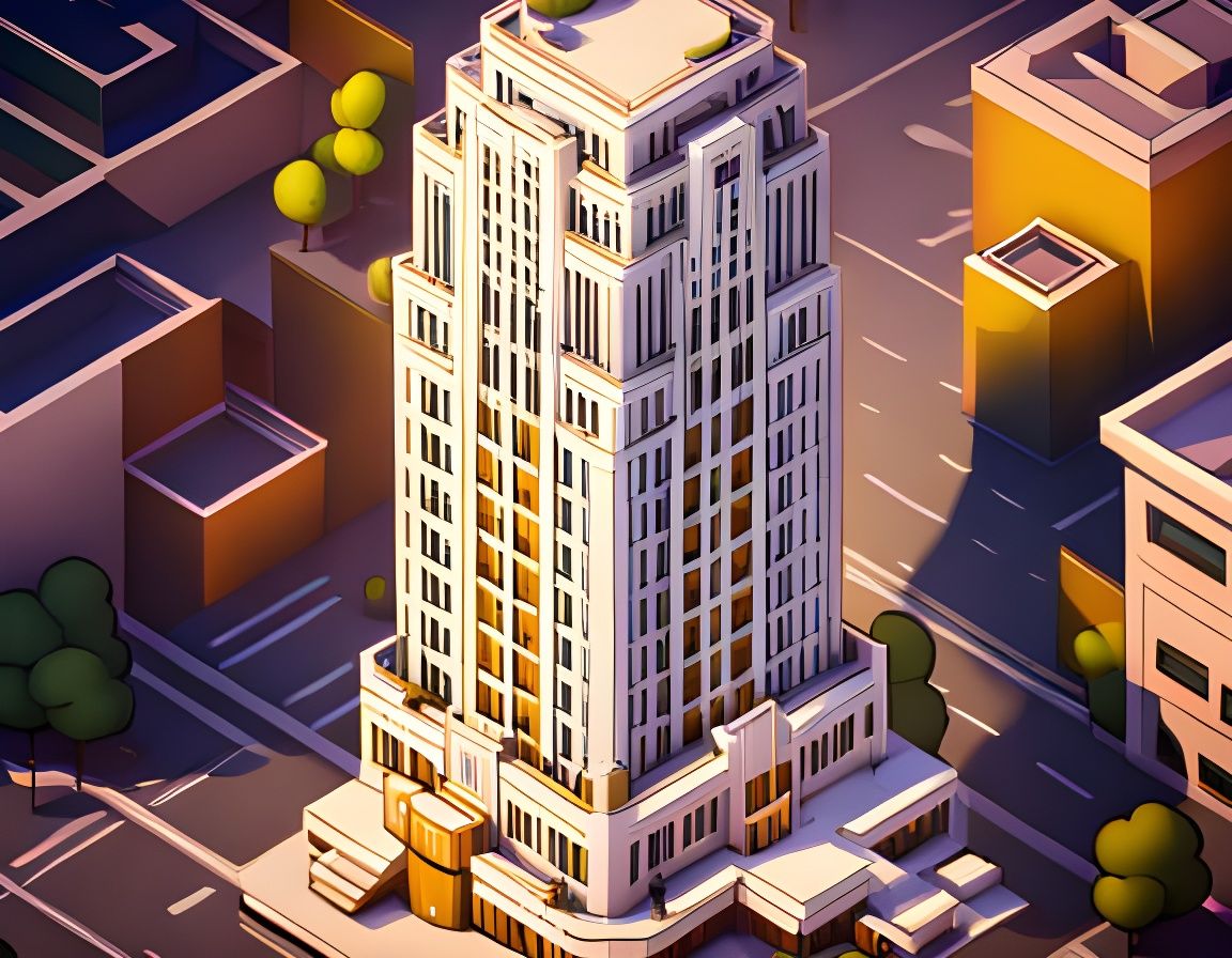 Office Building - AI Generated Artwork - NightCafe Creator