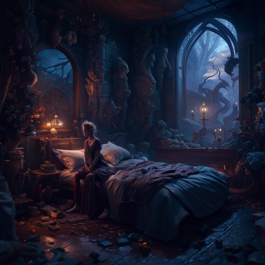 Insomnia - AI Generated Artwork - NightCafe Creator