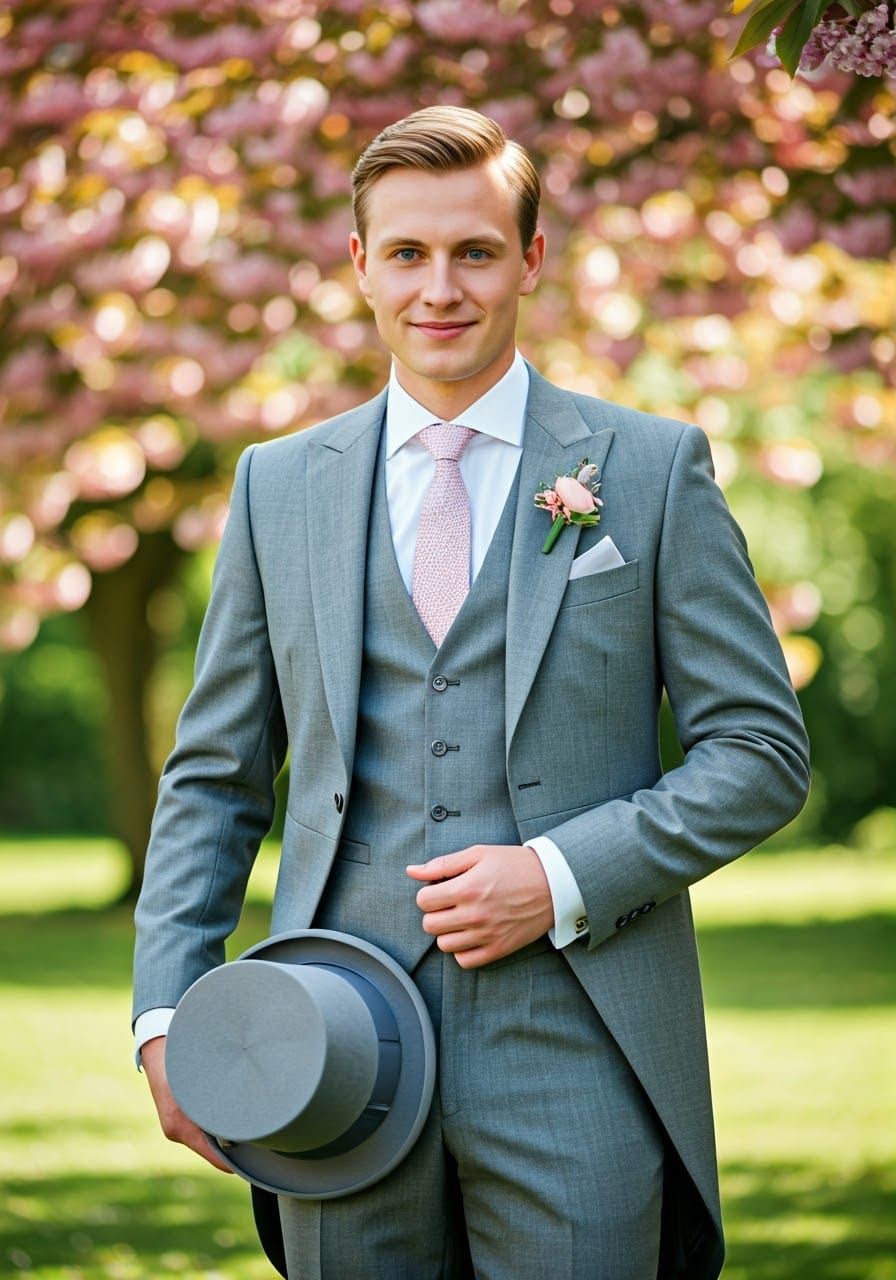 An important guest - Dashing Gentleman Amidst Cherry Blossom...