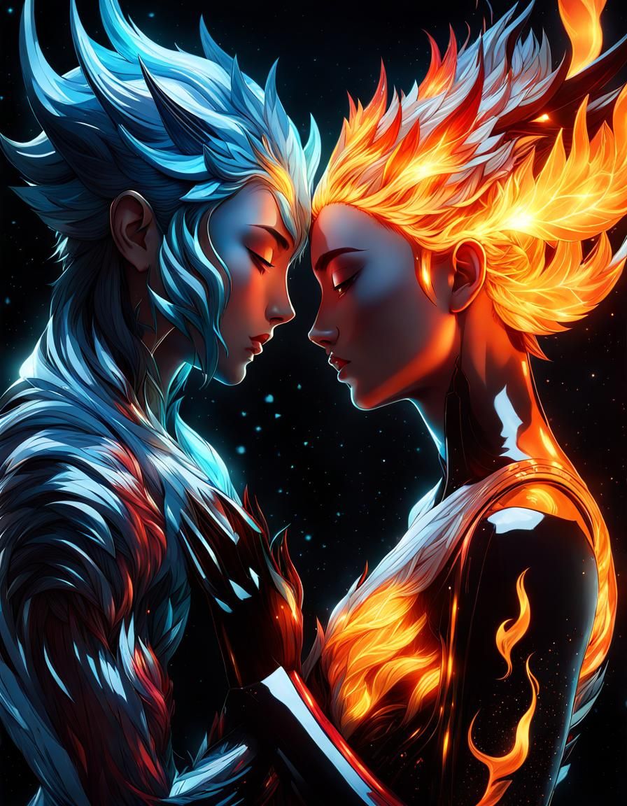 Elemental Love - AI Generated Artwork - NightCafe Creator