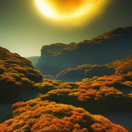 Alien World - AI Generated Artwork - NightCafe Creator