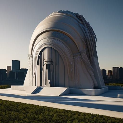 Mystical Alien Temple - AI Generated Artwork - NightCafe Creator