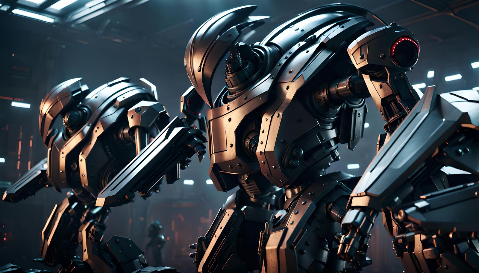 Alien Robotic Armour - AI Generated Artwork - NightCafe Creator