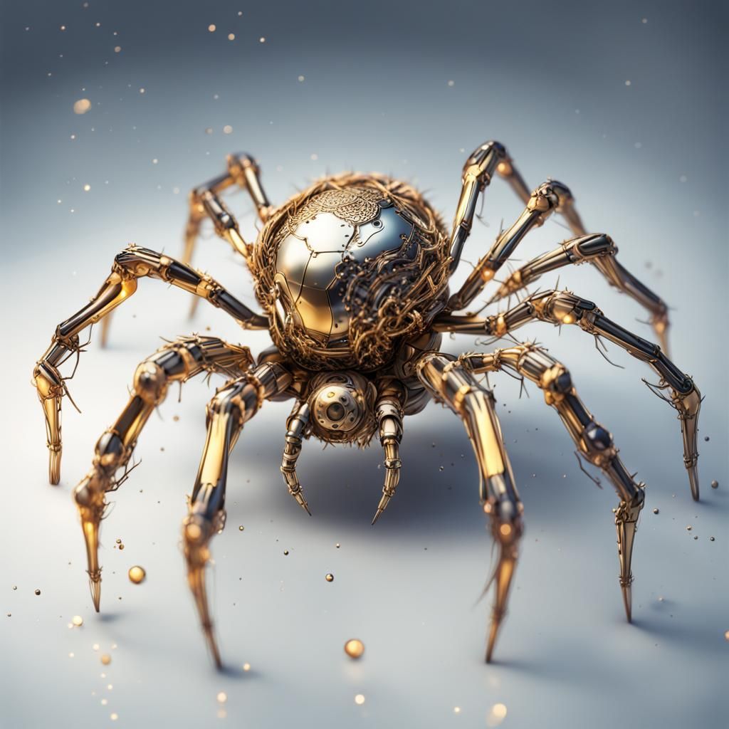 Robot spider - AI Generated Artwork - NightCafe Creator