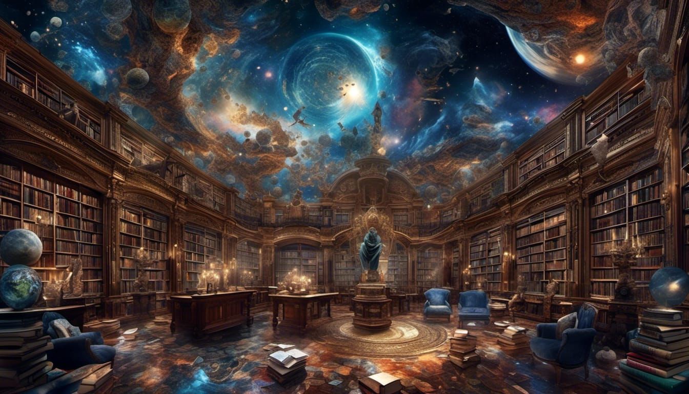 An Infinite Library image influenced by the film director Christopher ...