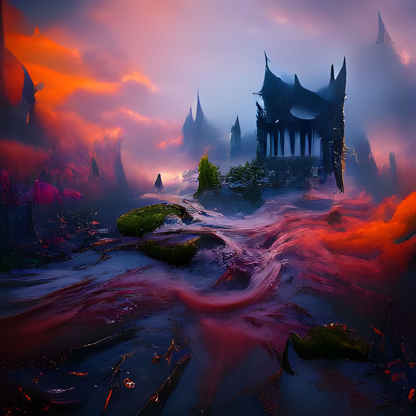 Upon the tainted sorrow - AI Generated Artwork - NightCafe Creator