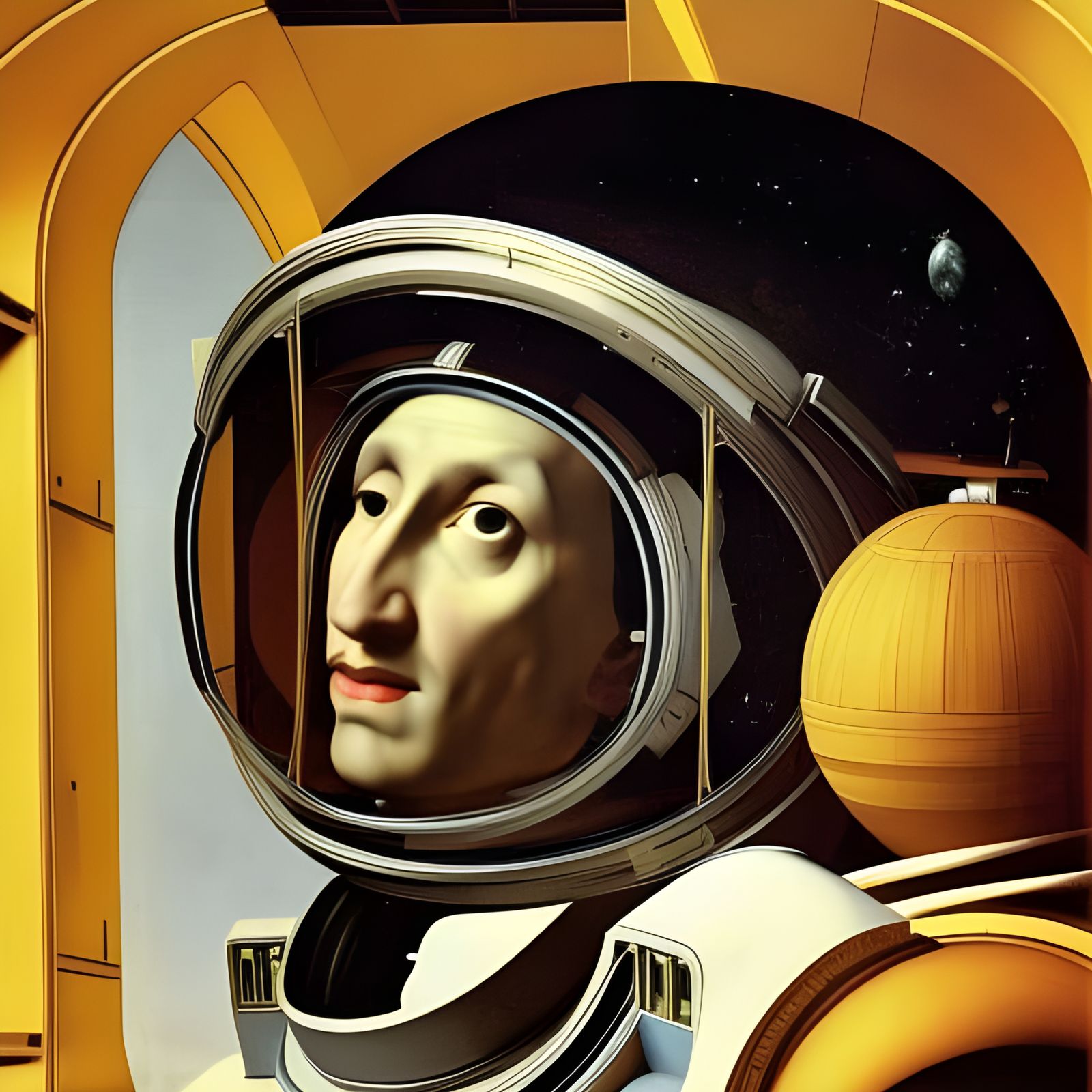 Renaissance Cosmonaut - AI Generated Artwork - NightCafe Creator