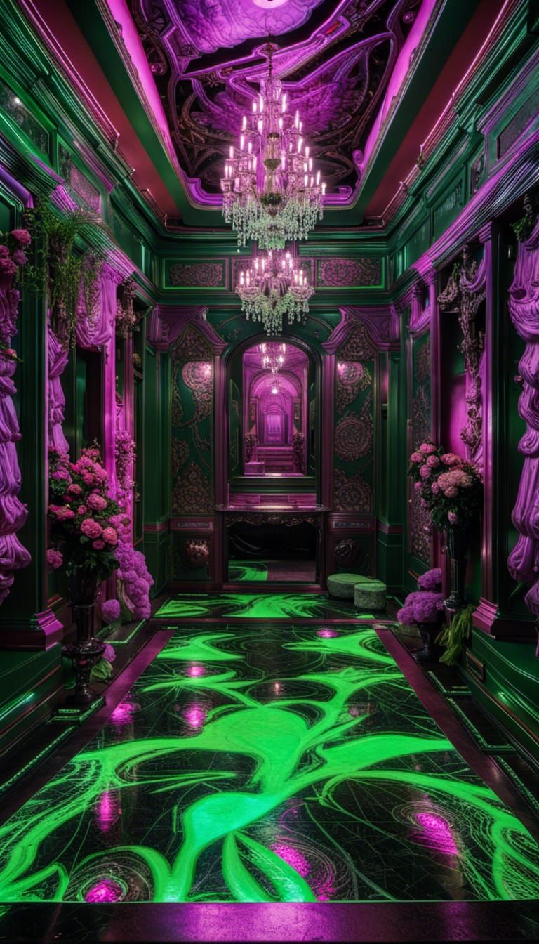 Into the purple void - AI Generated Artwork - NightCafe Creator