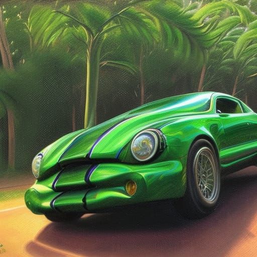 Fast car - AI Generated Artwork - NightCafe Creator