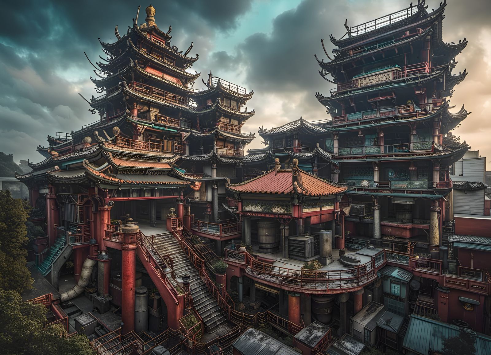 In Search of TaoPunk II - AI Generated Artwork - NightCafe Creator