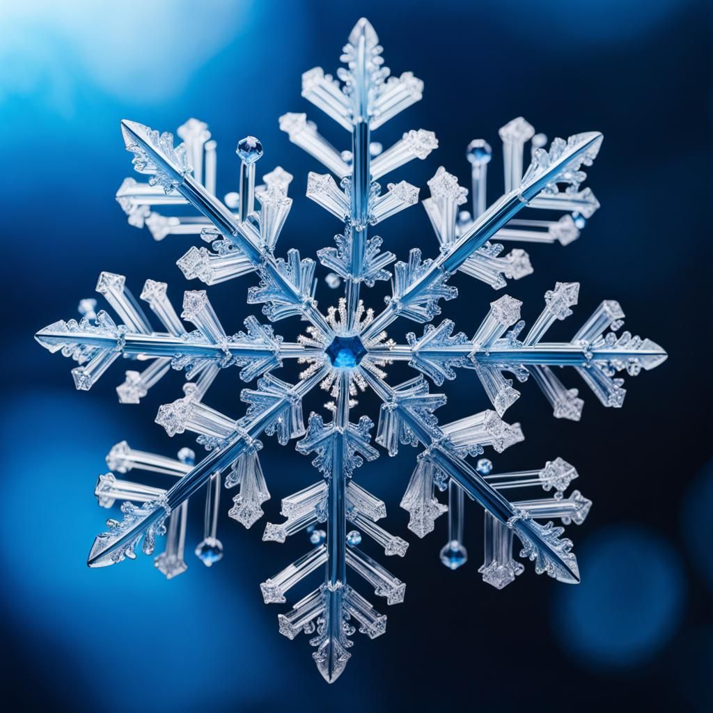 Snowflake - AI Generated Artwork - NightCafe Creator