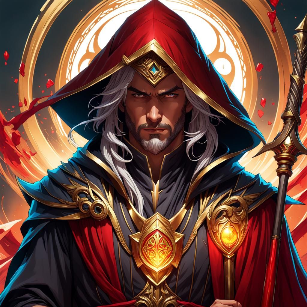 Intense Mage - AI Generated Artwork - NightCafe Creator