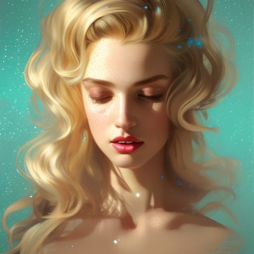 Blonde Girl - AI Generated Artwork - NightCafe Creator