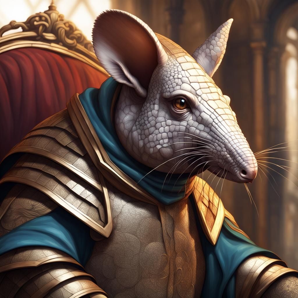 Sir Armadillo - AI Generated Artwork - NightCafe Creator