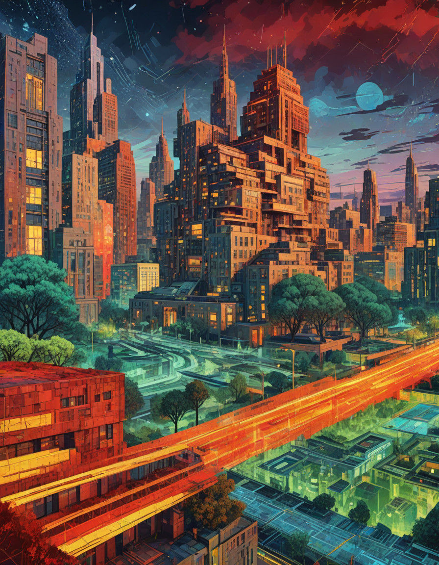 Ethereal Ruins Reborn with Whispers of Ancient Glo... - AI Art