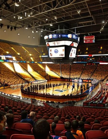 NBA arena - AI Generated Artwork - NightCafe Creator