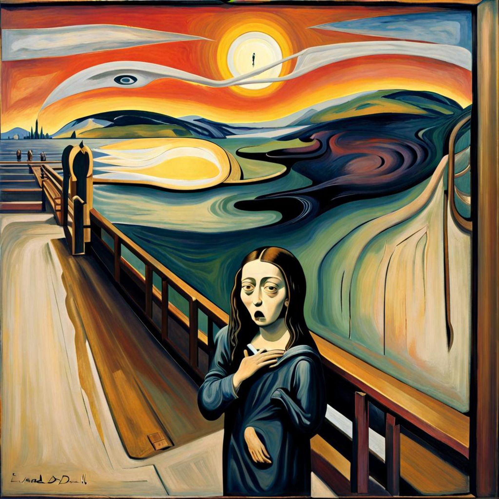 The Persistence of Broken Memories, the Scream of Depression, the Mona ...