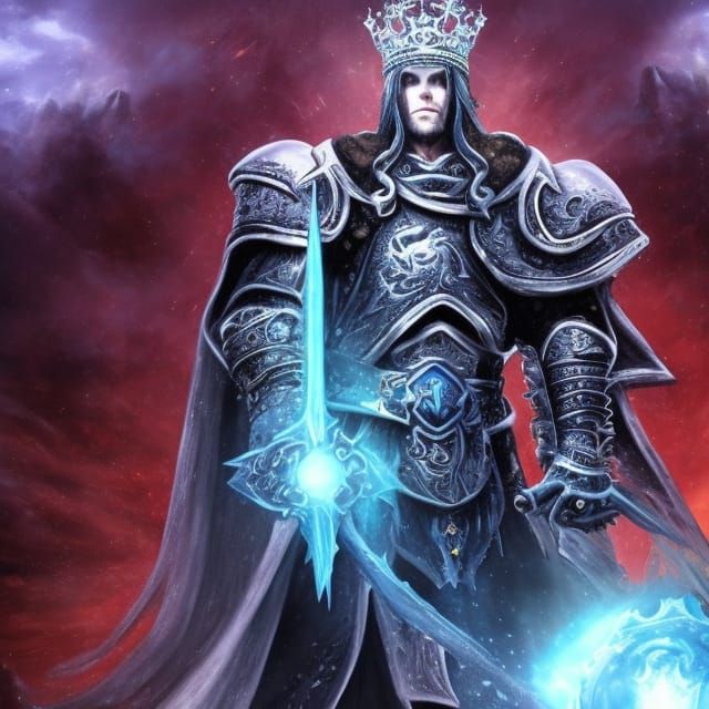 Lich king crown - AI Generated Artwork - NightCafe Creator