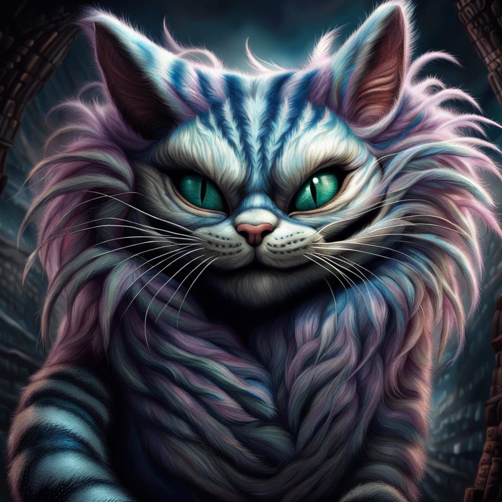 The Cheshire Cat - AI Generated Artwork - NightCafe Creator