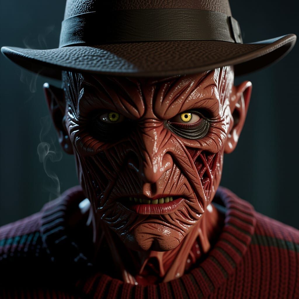 Nightmare Entity Portrait in Ultra-Realistic Cinem... - AI Art