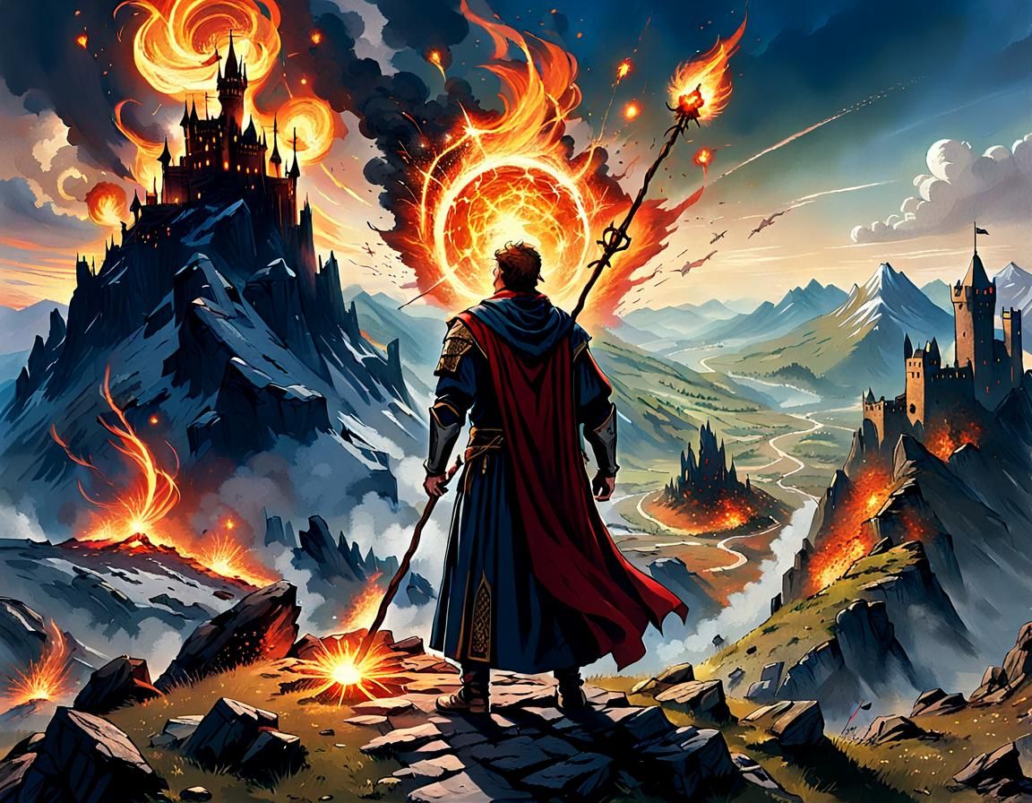 A sorcerer named Tim. - AI Generated Artwork - NightCafe Creator