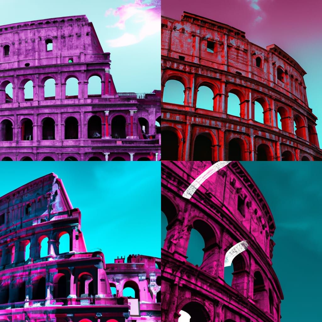 The Colosseum in Rome - AI Generated Artwork - NightCafe Creator