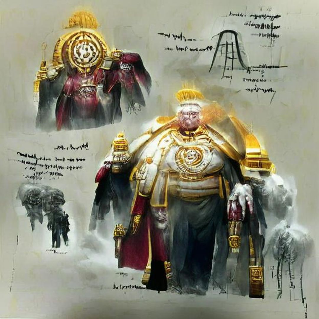 The God-Emperor of Mankind concept art - AI Generated Artwork ...