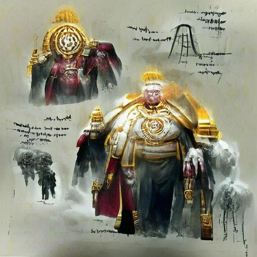 The God-Emperor of Mankind concept art - AI Generated Artwork ...