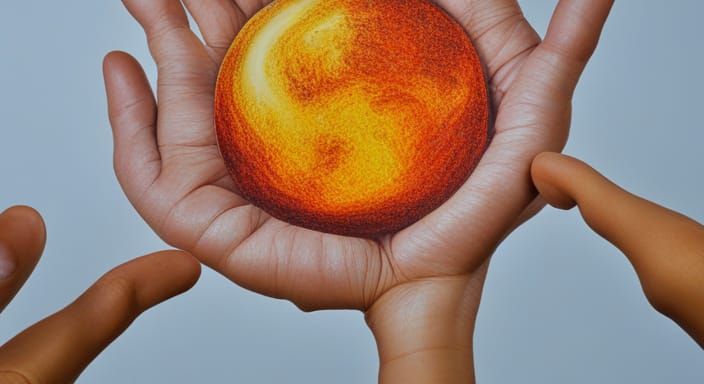 The sun in my good hand - AI Generated Artwork - NightCafe Creator