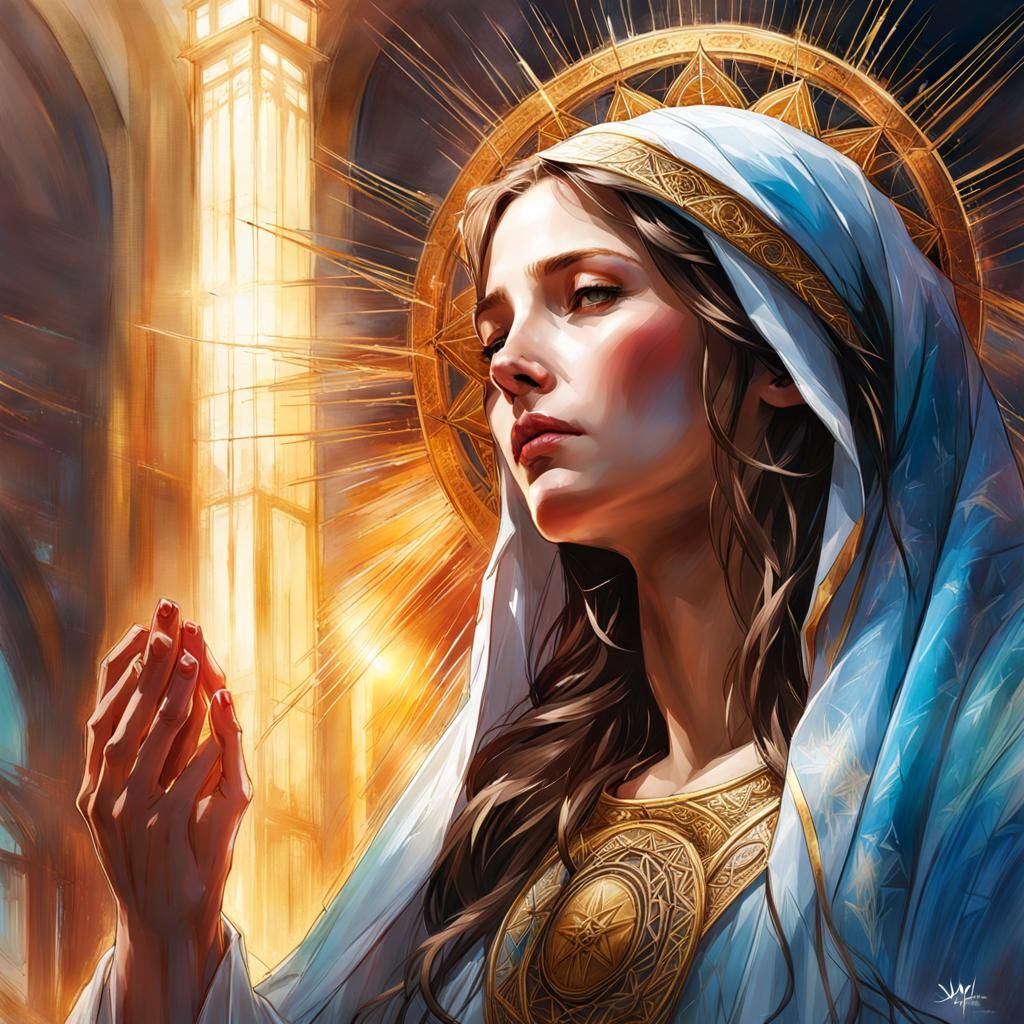 Mary - AI Generated Artwork - NightCafe Creator