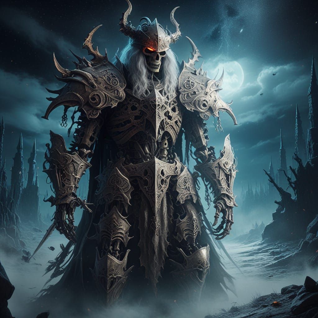 Skeleton Knight - Medieval Skeleton Warrior in Armor