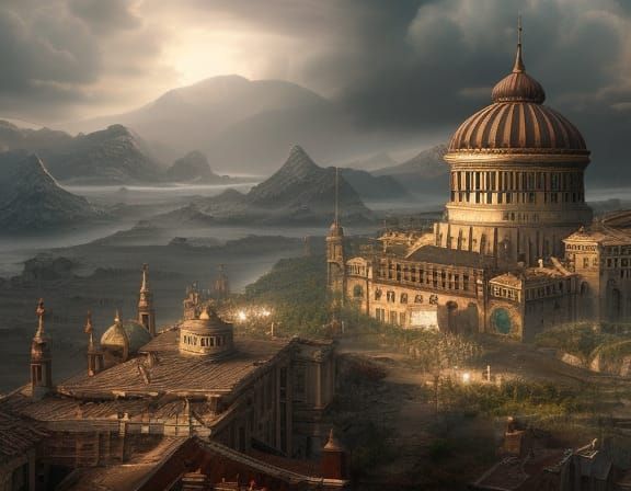 The last sunset of Constantinople - AI Generated Artwork - NightCafe ...