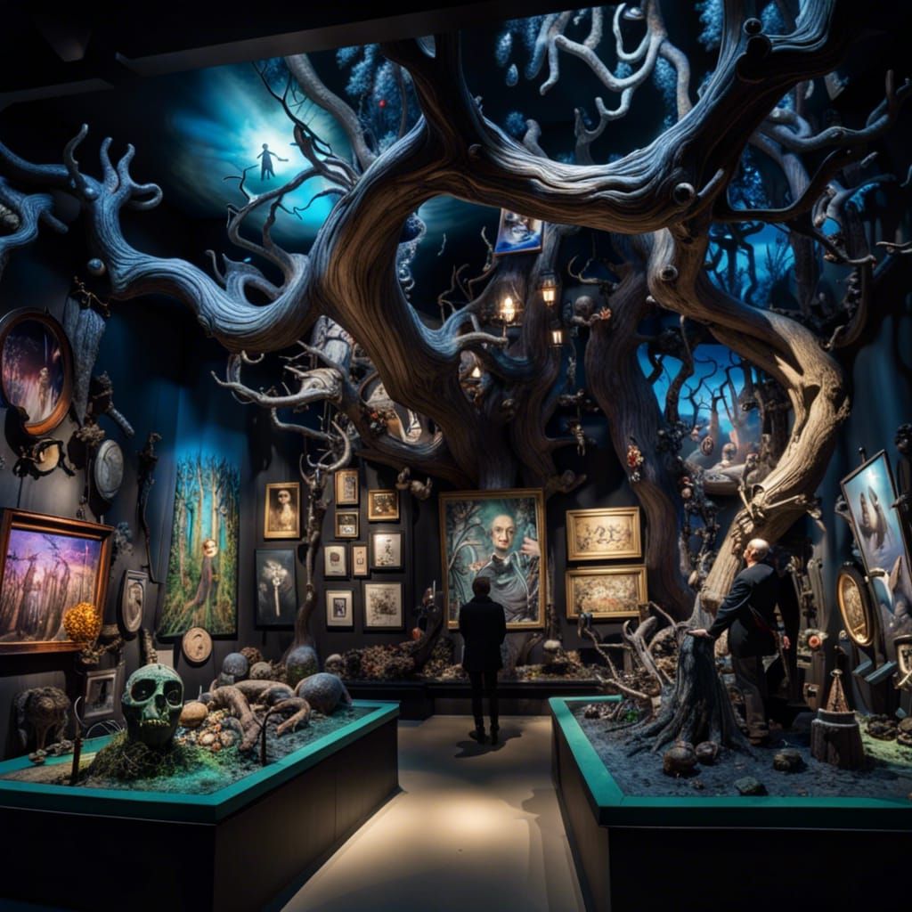 wacky creepy museum - AI Generated Artwork - NightCafe Creator