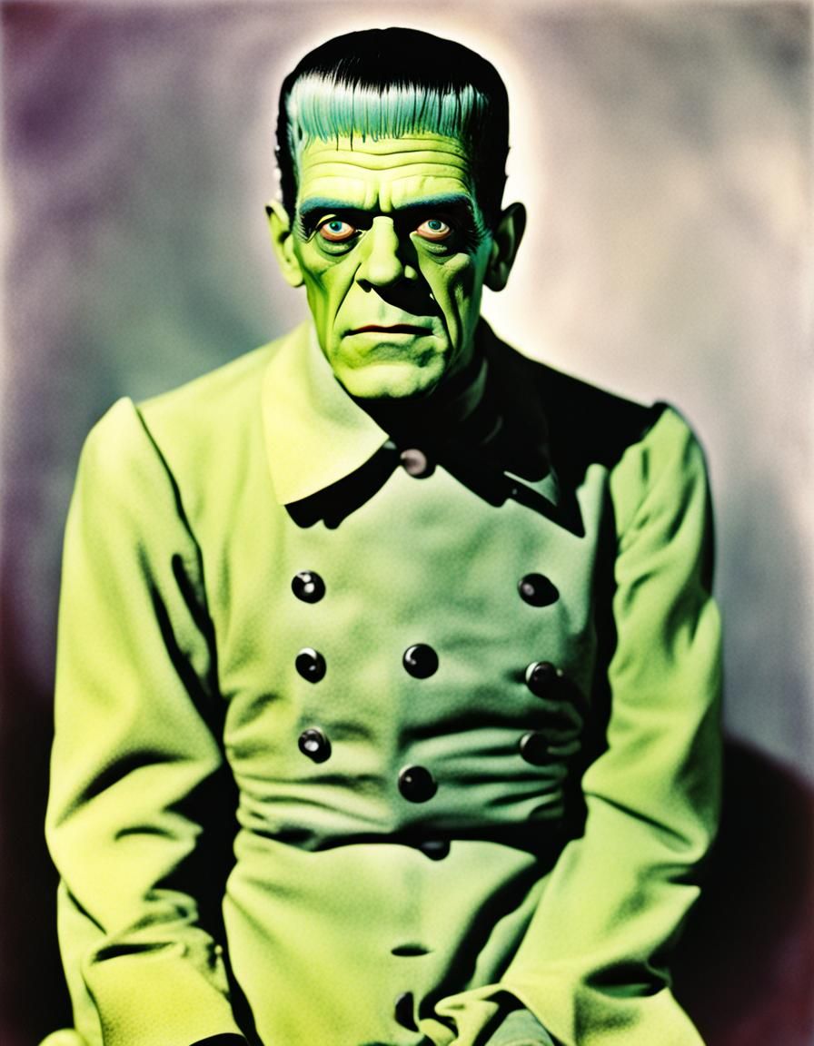 Boris Karloff as Frankenstein's Monster - AI Generated Artwork ...