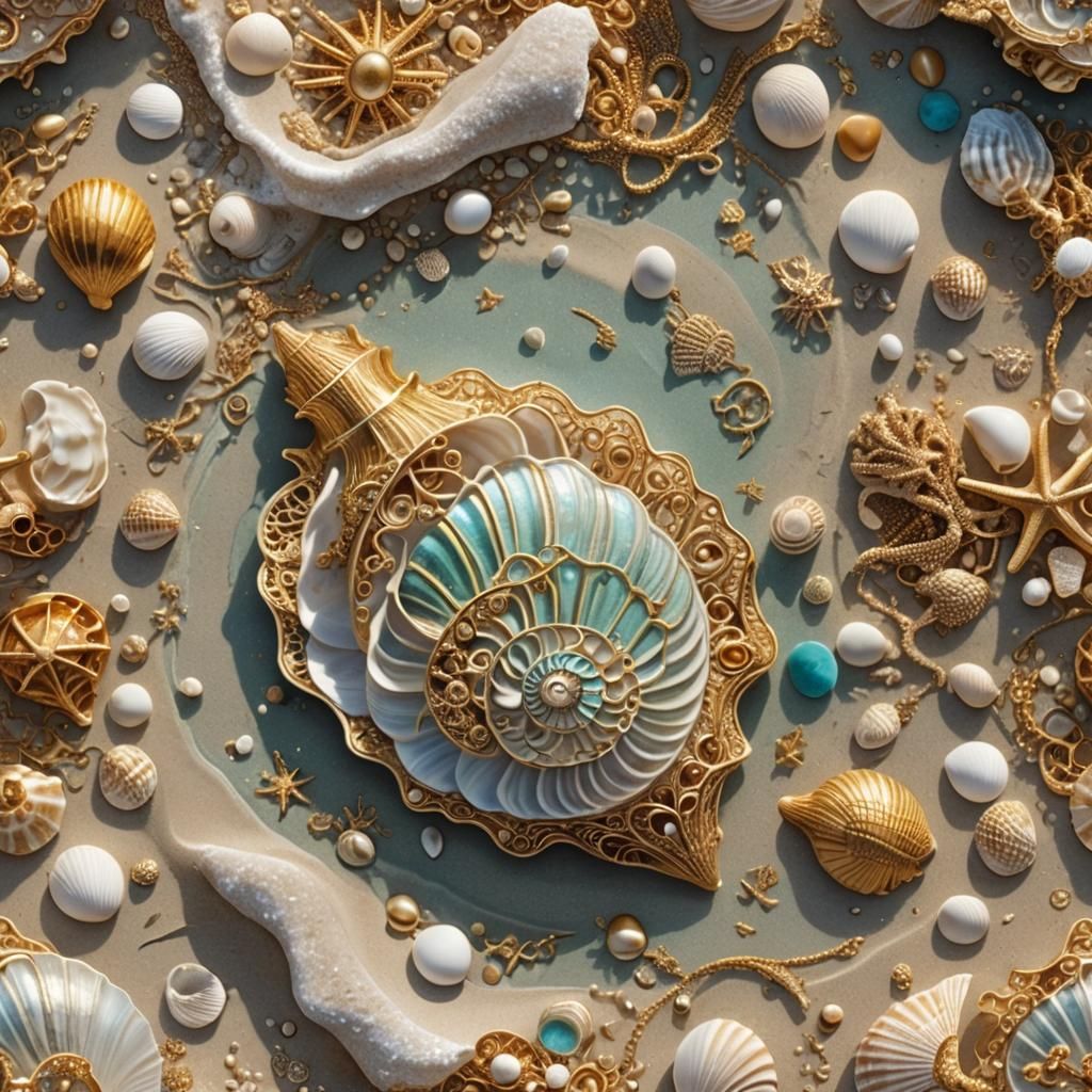Shells - AI Generated Artwork - NightCafe Creator