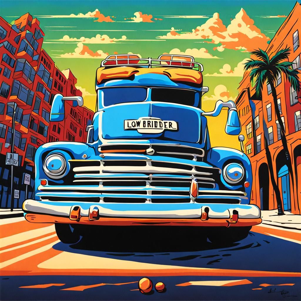 Low rider bus - AI Generated Artwork - NightCafe Creator