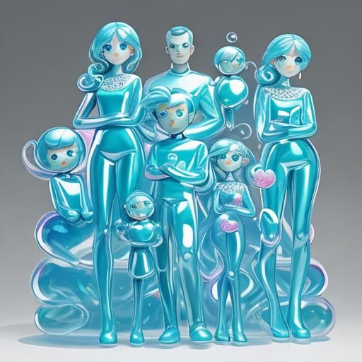 jelly people - AI Generated Artwork - NightCafe Creator