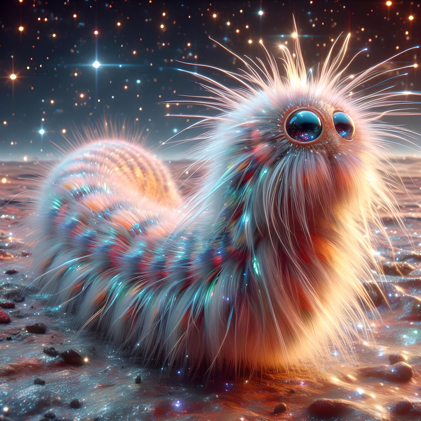 Space Worm - AI Generated Artwork - NightCafe Creator