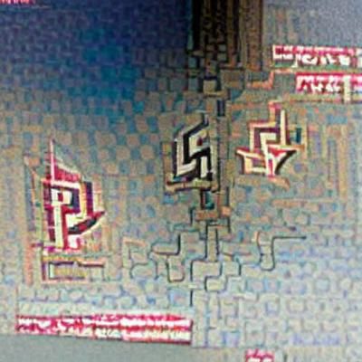 nazi swastika woven into the jewish star pixiv pixel art : nightcafe