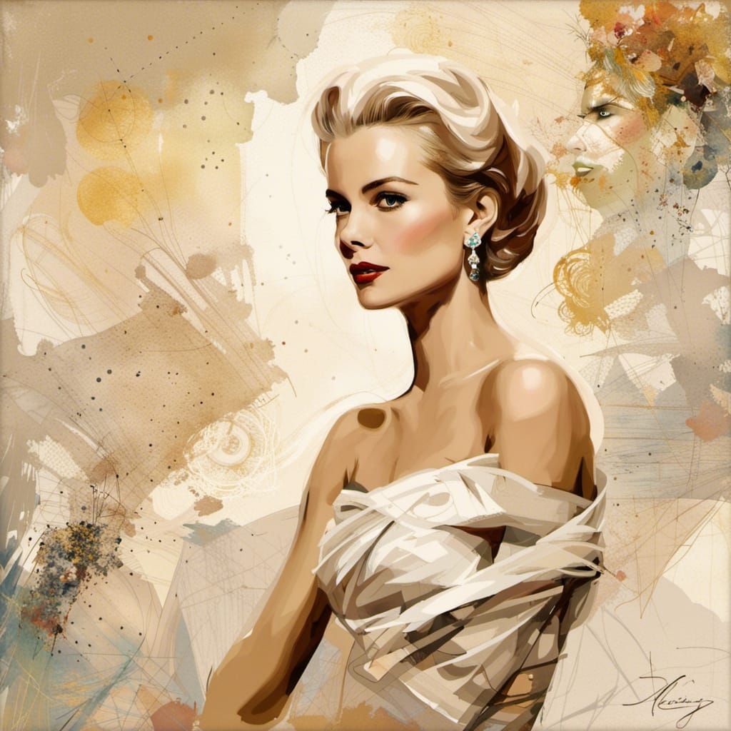 Grace Kelly - AI Generated Artwork - NightCafe Creator