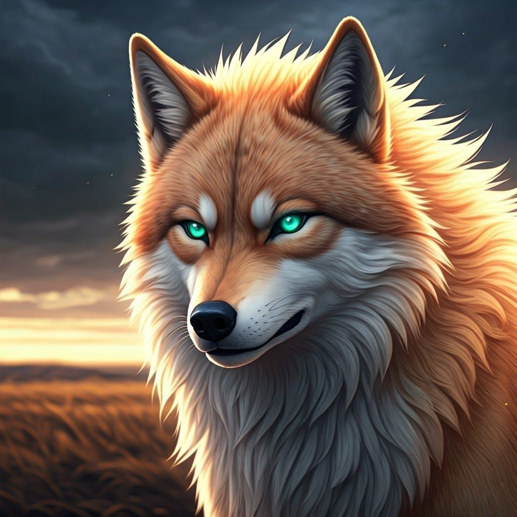 Scoft Talks to the Gang - Anime-Style Female Wolf in Fierce ...